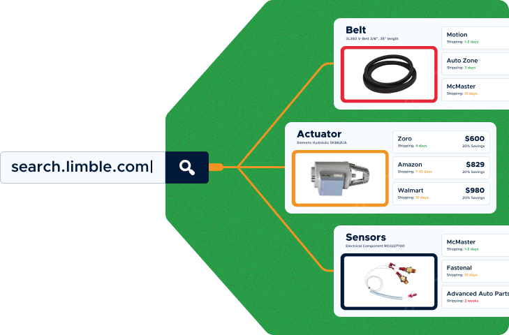 Limble CMMS + Search | Smarter Spare Parts Management
